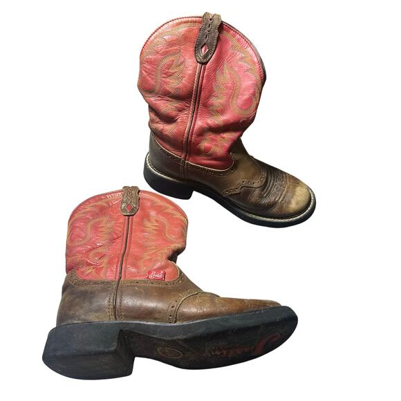 Justin Boots | Shoes | Justin Boots Gypsy Cowgirl Collection Red Brown ...